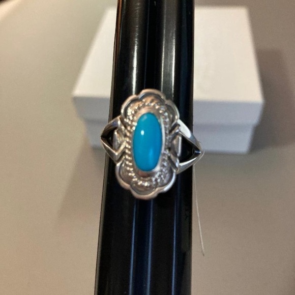 Jewelry | Native American Sleeping Beauty Turquoise Navajo Ring | Poshmark